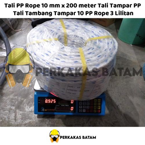 Jual Tali PP Rope 10 mm x 200 meter 3 Lilitan Tambang Polypropylene ...