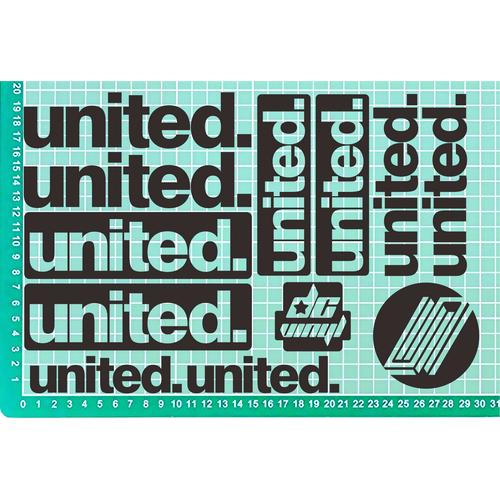 Jual cutting sticker sepeda UNITED BMX Bikes s1 - Putih - Kab ...