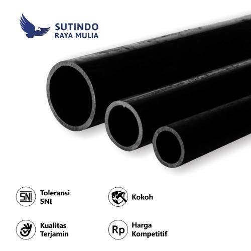 Jual Pipa Besi Hitam Tipis 1" x 1.8MM x 6M -Sutindo Store - Kota ...