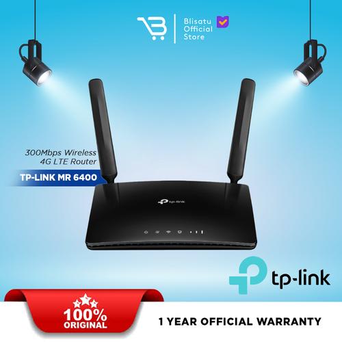 Promo TP-LINK TL-MR6400 300Mbps Wireless N 4G LTE Router TP LINK TL ...