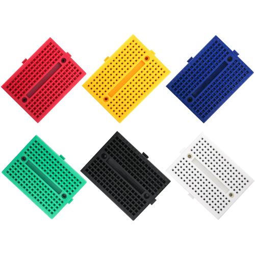 Jual SYB-170 MINI BREADBOARD 170 POINT PROJECTBOARD SOLDERLESS - Orange ...