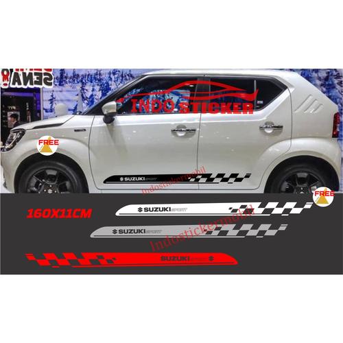 Jual Cutting sticker stiker mobil ignis stiker list mobil suzuki ignis ...