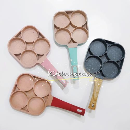 Jual Egg Pan 4 Hole Non Stick Wajan Penggorengan Telur Pancake Panci ...