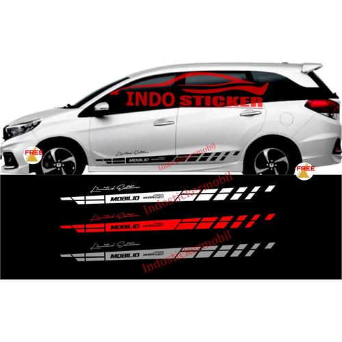 Jual Sticker stiker mobil mobilio sticker stripe body samping mobil ...