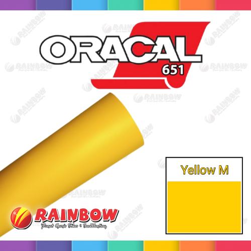 Jual Sticker Oracal 651 021 Yellow GLOSSY / MATTE | Rainbow Stiker ...