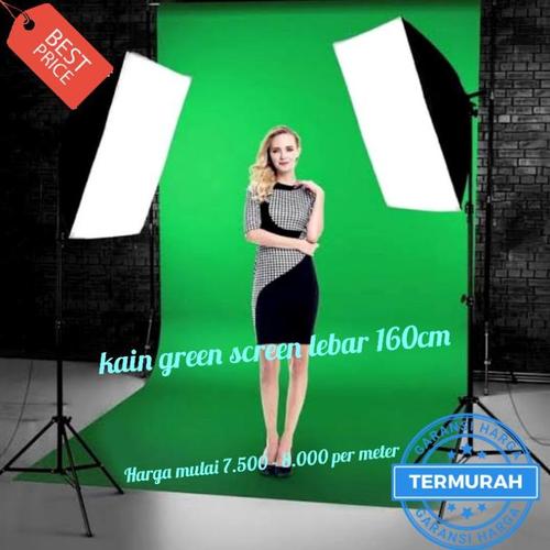 Jual Kain Green Scren Fotografi Murah utk background Foto Editing Video ...