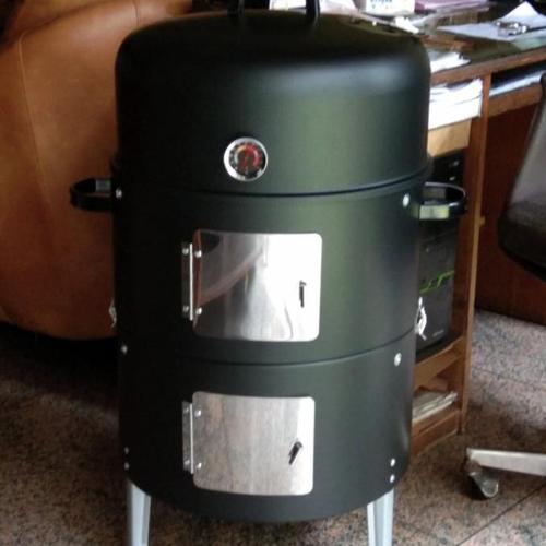 Jual Alat Daging Asap Sei Sapi 3In1 Charcoal Bullet. Bbq Smoker Roast ...