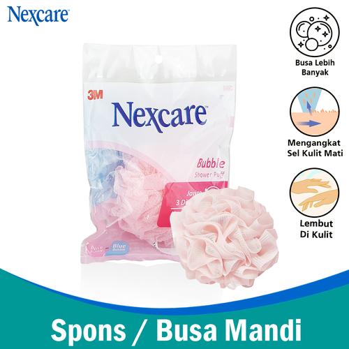 Jual 3M Nexcare Busa/Spons Mandi Bubble Shower Puff Bath Sponge 3M-NS ...