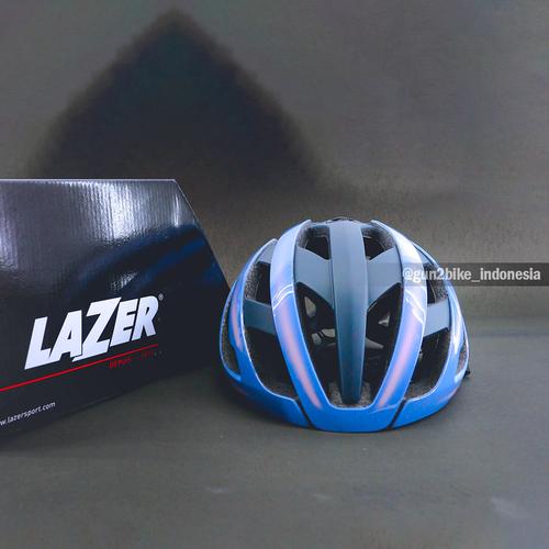 Jual Helm LAZER Genesis AF Light Blue Sunset L - Helm Sepeda Roadbike ...