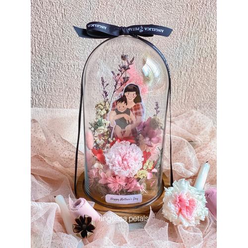 Jual Mother's Day Gift Tall Flower Dome v.2 - kado bunga hari ibu ...