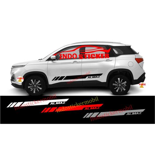 Jual Sticker stiker mobil almaz sticker mobil wuling almaz side decal ...