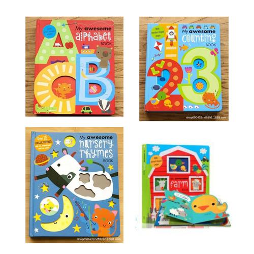Jual Buku Impor My Awesome Book Alphabet Counting Nursery Rhymes Farm ...