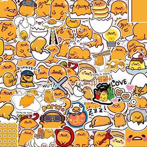 Promo 60 Pcs STICKER GUDETAMA Stiker Telur Cute Waterproof - Jakarta ...