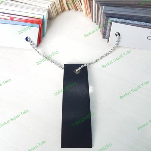 Jual Taco Edging Hpl 003-AA HITAM JERUK / BLACK DOFF Lebar 22mm x Tebal ...
