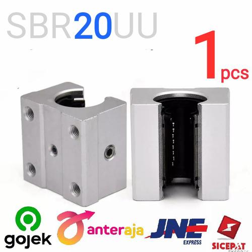 Jual SBR20UU SBR20 SBR 20 UU linear guide bearing block sliding cnc rail - Kota Depok - GLODOK ...