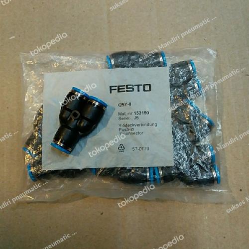 Jual FESTO QSY 8 PUSH-IN Y CONNECTOR - Jakarta Barat - sukses Mandiri pneumatic & hydraulic ...