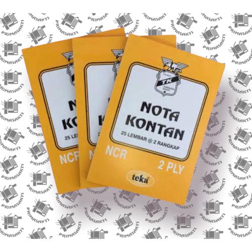 Jual 10 buku / NOTA KONTAN Kecil NCR 2 PLY x 25 lbr BORNEO - Kota ...