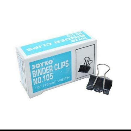 Jual penjepit kertas / binder clip joyko/kenko no.105 - Jakarta Utara ...