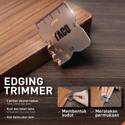 Jual Edging trimmer alat merapikan pinggiran sudut hpl pvc taco twin ...