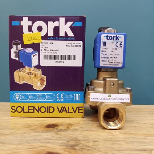 Jual SOLENOID VALVE TEKANAN TINGGI 1/2 INCH 70 BAR TORK-PSV-103-230VAC - Jakarta Barat ...