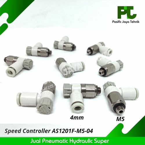 Jual Speed Controller SMC AS1201F-M5-04A Hose 4mm Drat M5 - Jakarta ...