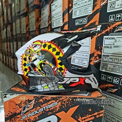Jual Helm JPX X32 /CROSS/ENDURO/TRAIL/TRABAS/SUPERMOTO - Orange - Kab ...