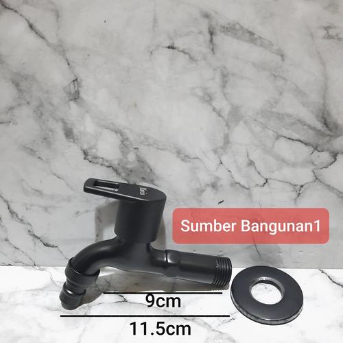 Jual Keran Air Kamar Mandi MAVIS Hitam Doff dop kran black matt - Kab ...