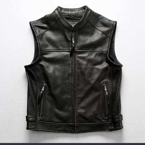 Jual rompi kulit pria/rompi biker/rompi harley Davidson - S - Kab ...