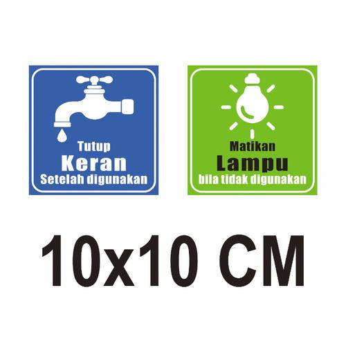 Jual STIJER SIGN SAFETY TUTUP KRAN MATIKAN LAMPU - matikan lampu ...