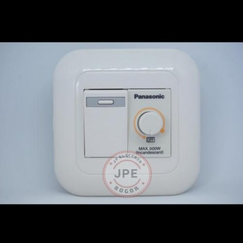 Jual Panasonic Saklar Mata Kecil + Saklar Dimmer 500W Wide Series - Kab ...