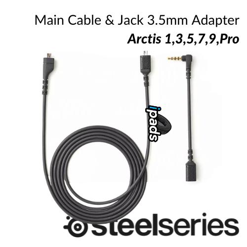 Promo Kabel Steelseries Arctis Micro USB 8-pin to Jack 3.5mm Aux Main ...