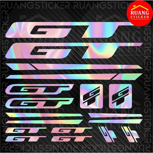 Jual STIKER SEPEDA GT DECAL BIKE HOLOGRAM CUSTOM SET STICKER - Kota ...