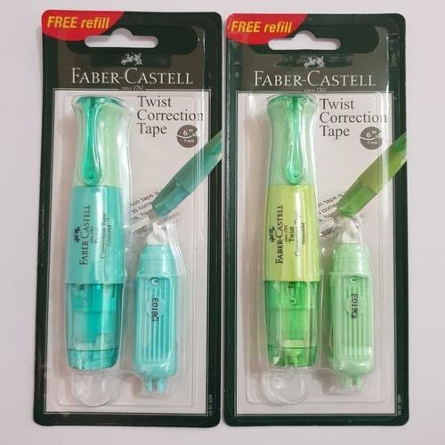 Jual FABER CASTELL TWIST CORRECTION TAPE TIPEX ROLL PITA KOREKSI PUTAR ...