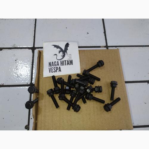 Jual baut 10 standar tengah Vespa kode fast 88 bahan baja mirip kaya ...