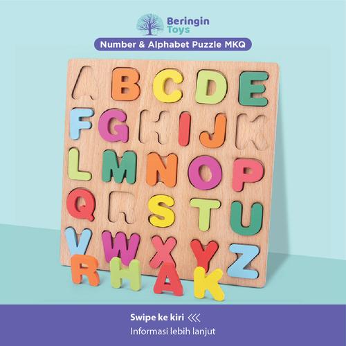 Promo Mainan Edukasi - Number & Alphabet Puzzle / Puzzle Angka dan ...