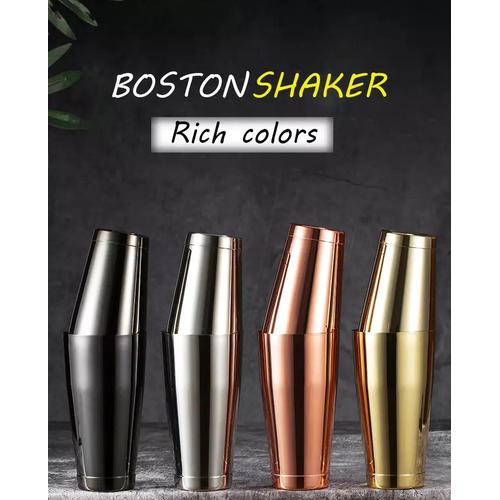 Jual boston shaker color 700ml / 500ml stainless bartender tools 2pcs ...