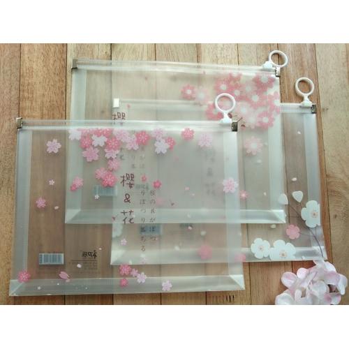 Jual Pocket File / Map Transparan / Map Motif /Map Zipper Plastik A5 ...