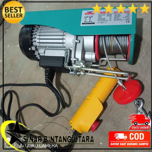 Jual Electric Hoist Wipro Katrol Kerekan Listrik PA 500A Sling 20 Meter ...