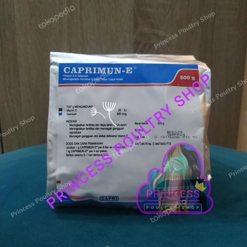 Jual CAPRIMUN-E 500 gr - Vitamin E & Selenium - Meningkatkan Produksi ...