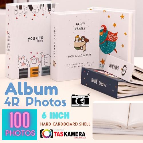 Jual Album Foto Photo Baby Wedding Family 3R 4R 6 inch 100 Pockets Slot ...