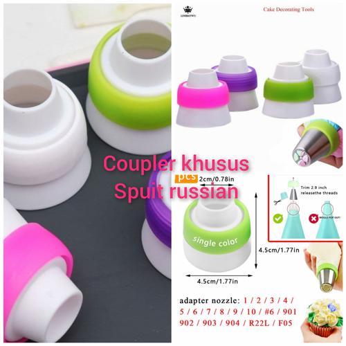 Jual COUPLER 1 WARNA UNTUK SPUIT RUSSIAN / RUSSIAN SPUIT COUPLER ...