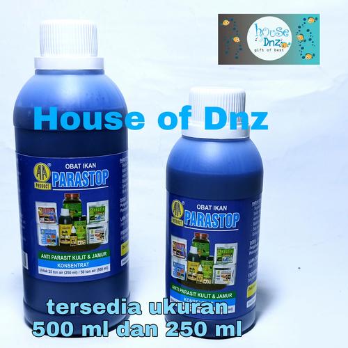 Jual Obat Ikan Sakit Jamuran Gatal Parasit Kulit PARASTOP 250ml White ...