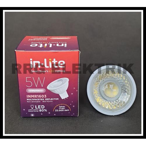 Jual LAMPU LED INLITE MULTIFACETED REFLECTOR 5 WATT INMR1603 PUTIH ...