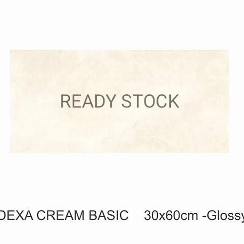 Jual Keramik Platinum Dexa Cream Basic Grey Basic 30x60 / Keramik ...