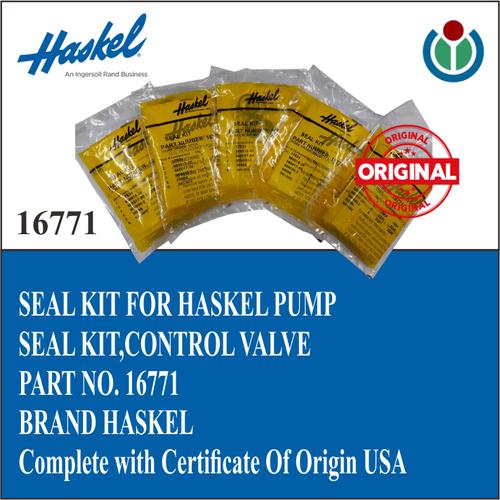 Jual HASKEL - SEAL KIT,CONTROL VALVE PART NO. 16771 - Kab. Bekasi ...