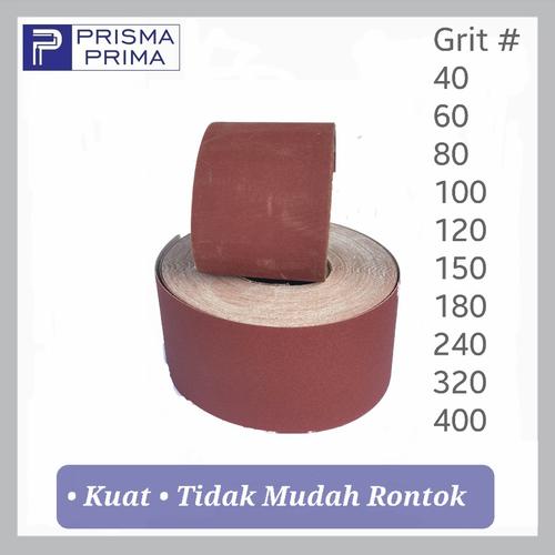 Jual Amplas Rol Kain Roll Meteran Kain Grit Kasar Halus - 100 - Kota ...