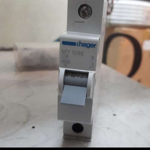 Jual Mcb Hager 1p 6a - 40a . Harga per Pcs. 1 phase / Pole. 4,5KA - 40 Ampere - Jakarta Barat ...