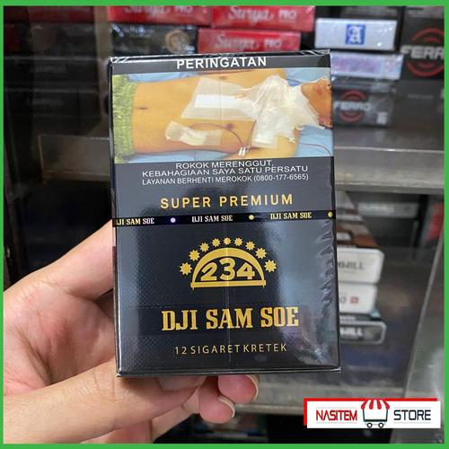Jual ROKOK DJI SAM SOE SUPER PREMIUM (BLACK) REFILL - 1 BUNGKUS ISI 12 ...
