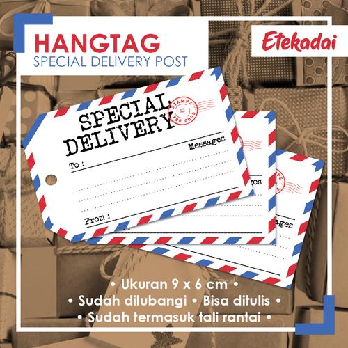 Jual HANG TAG CRAFT SPECIAL DELIVERY KARTU POS SURAT - Jakarta Barat ...