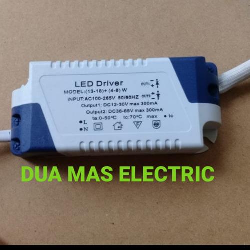 Jual BALLAST LAMPU DOWNLIGHT LED PANEL 2 WARNA 18W 6W GOOD QUALITY ...